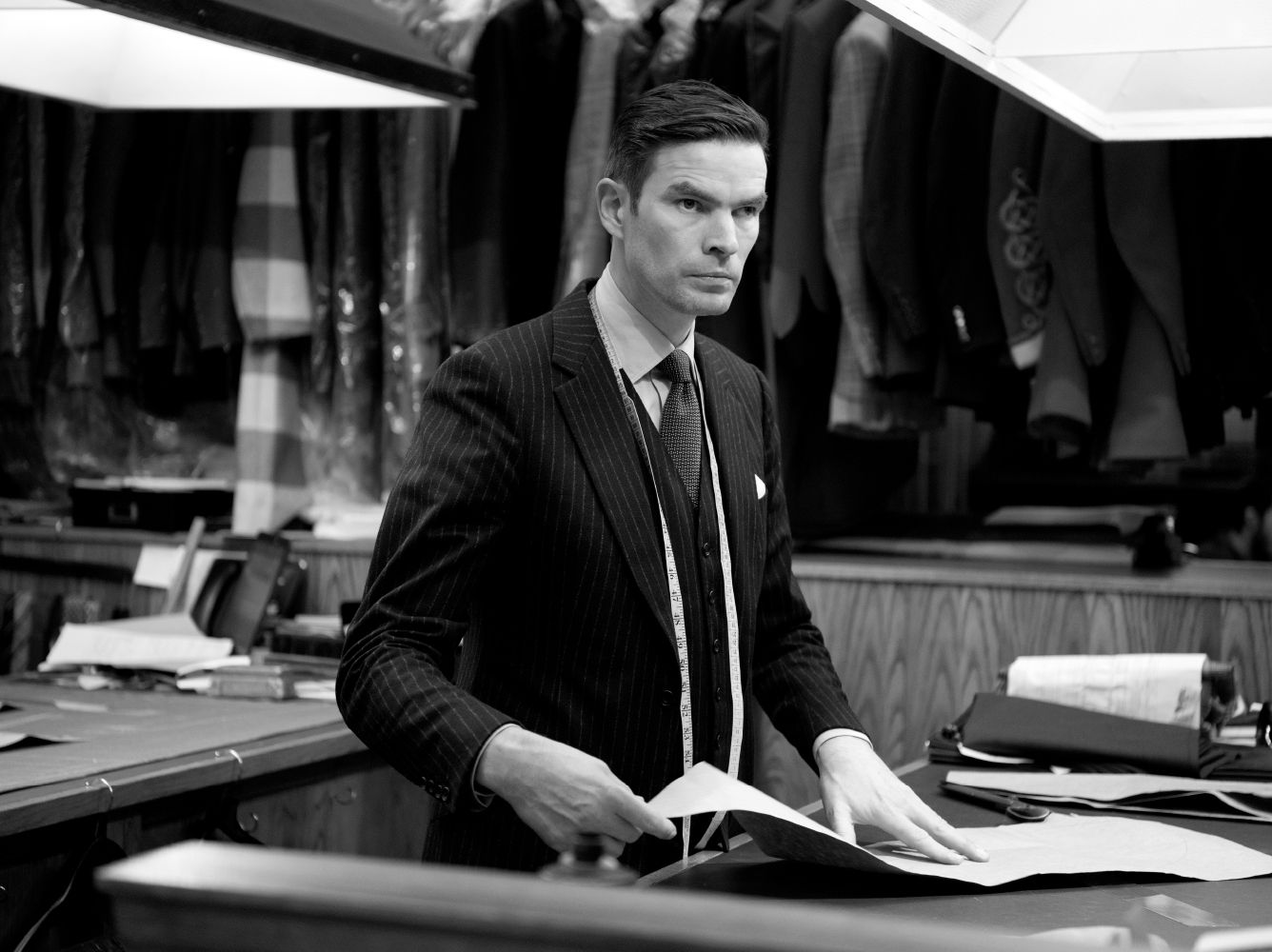 A Cut Above: Kirby Allison Visits 11 Savile Row – Huntsman Savile Row