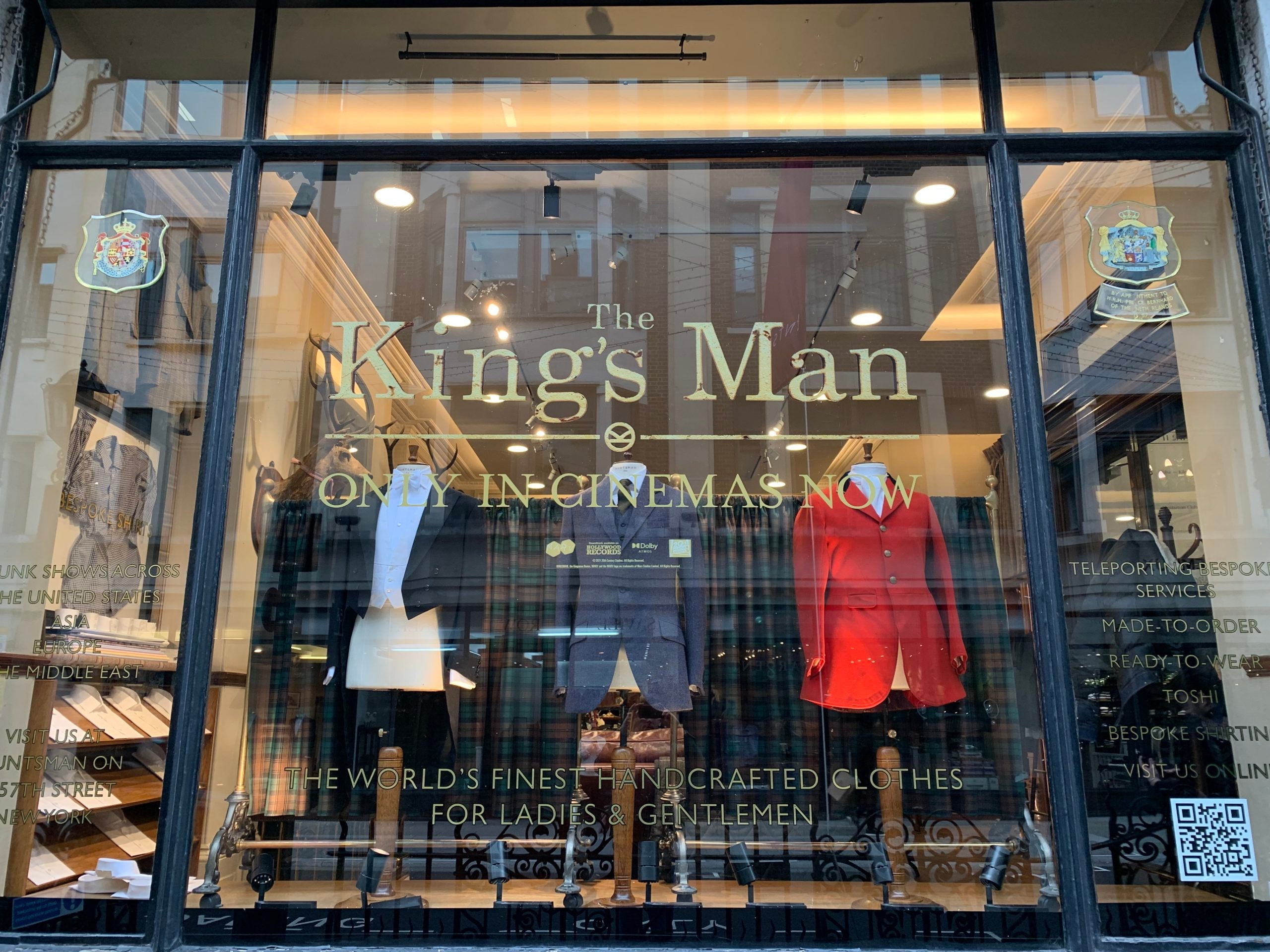 Creating The King's Man Window – Huntsman Savile Row