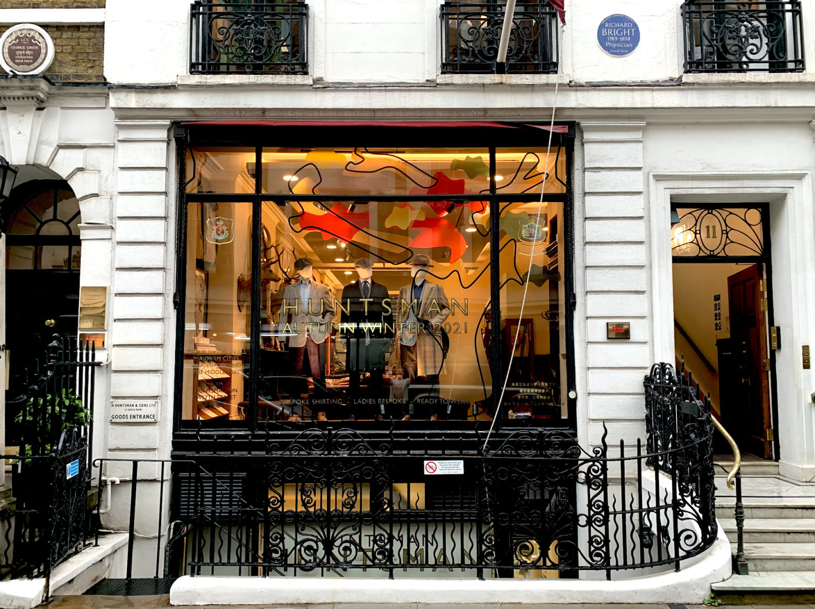 The Huntsman Autumn-Winter 2021 Window – Huntsman Savile Row