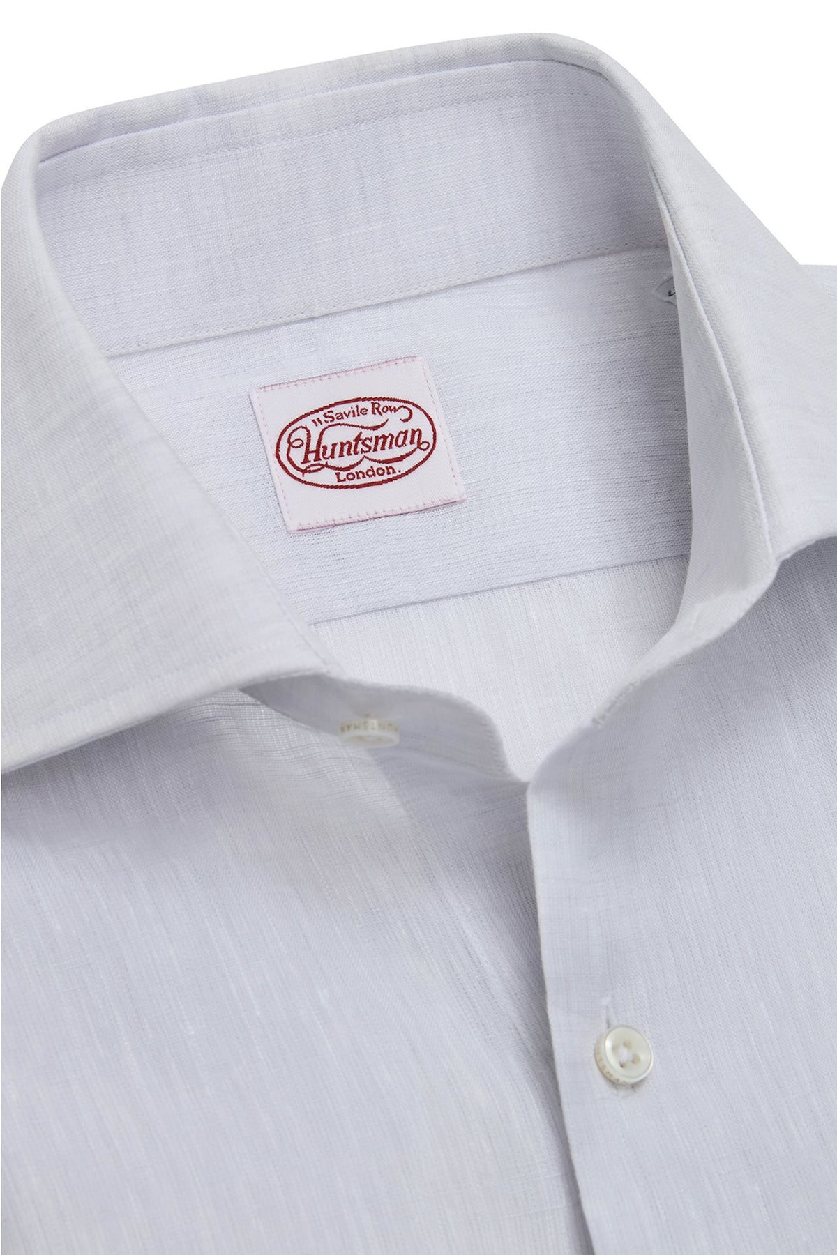 Grey Linen Single Cuff Shirt – Huntsman Savile Row