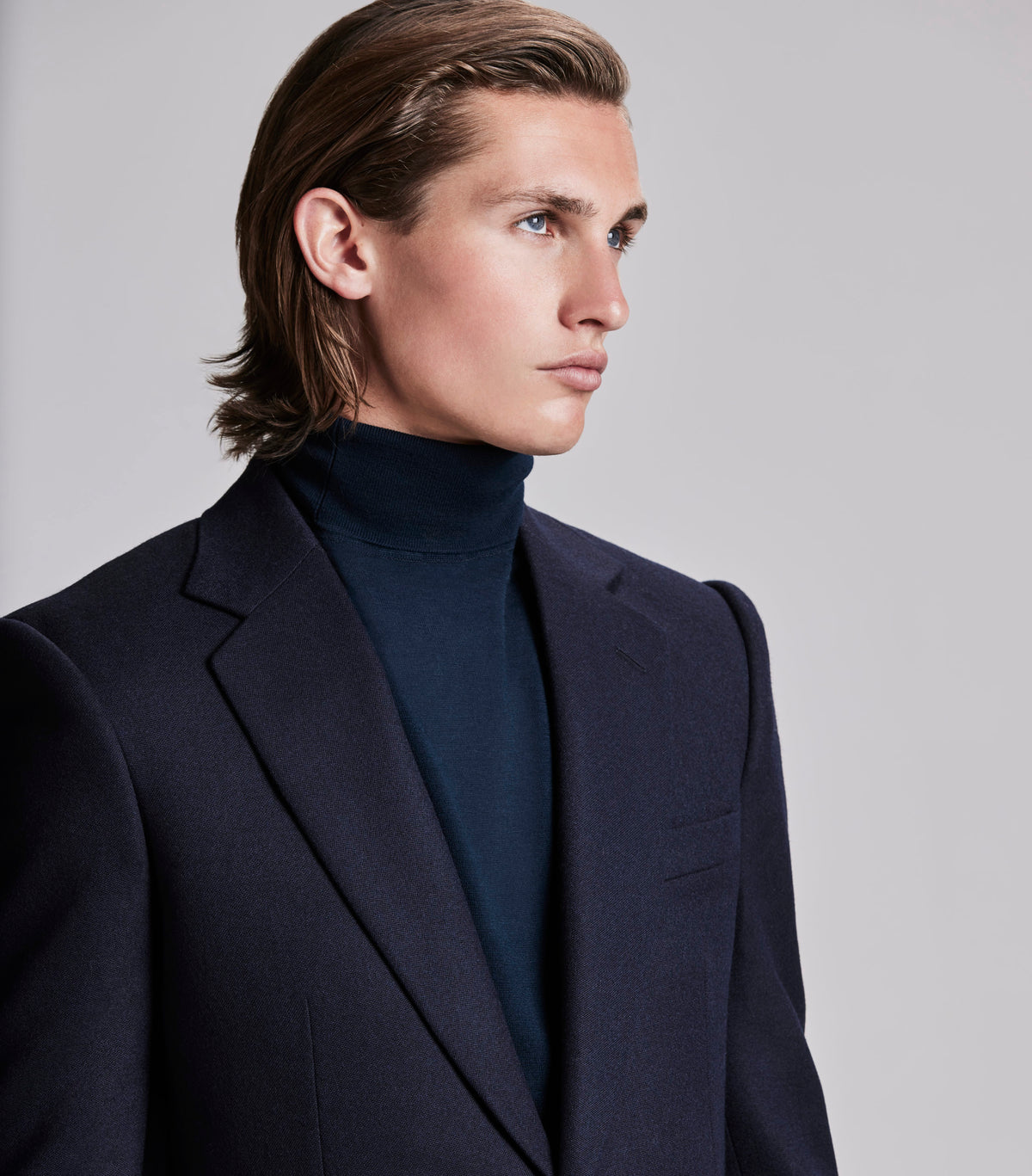 Navy Fearnought Wool Blazer – Huntsman Savile Row