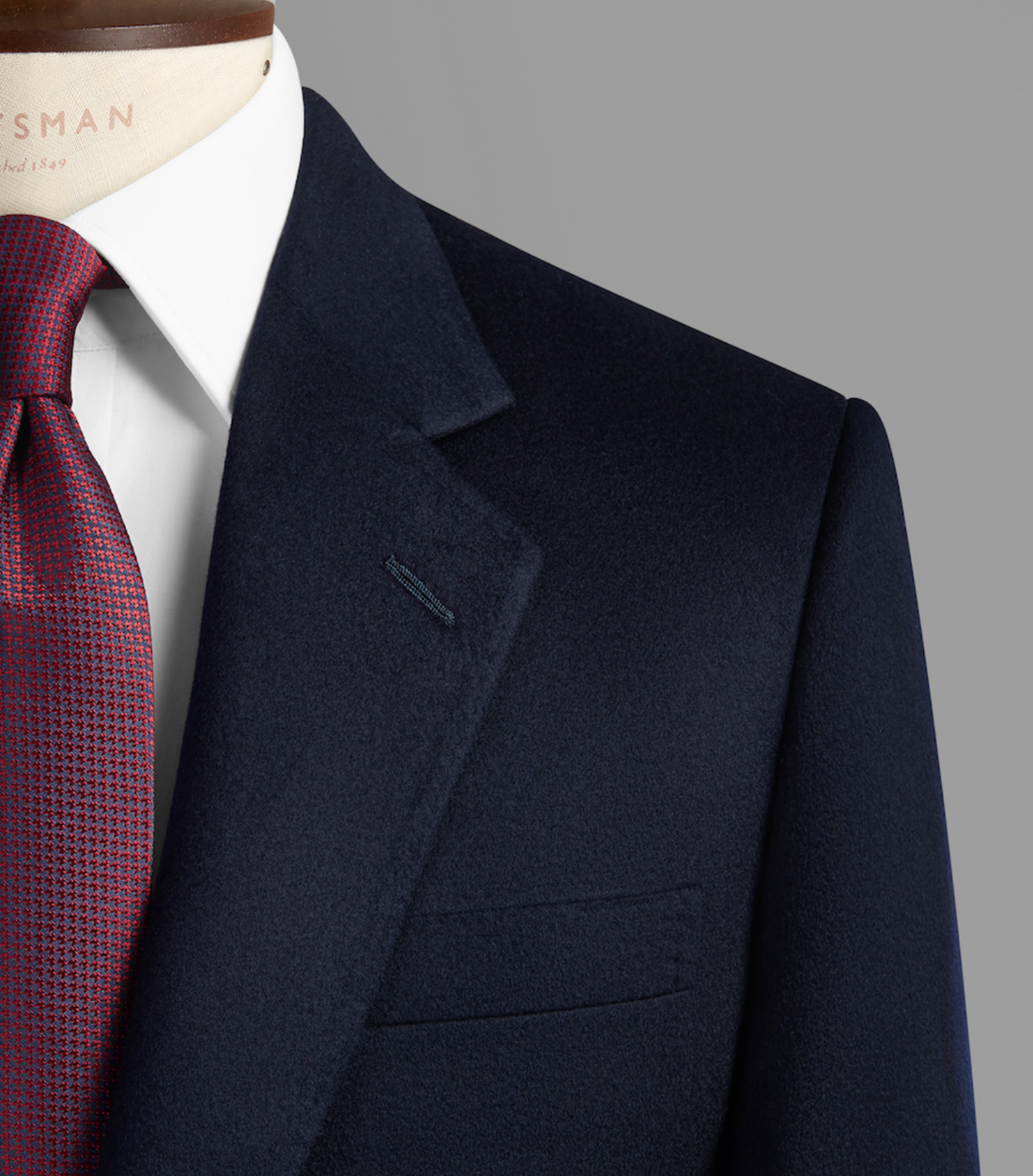 Midnight Cashmere Single Breasted Doeskin Jacket – Huntsman Savile Row